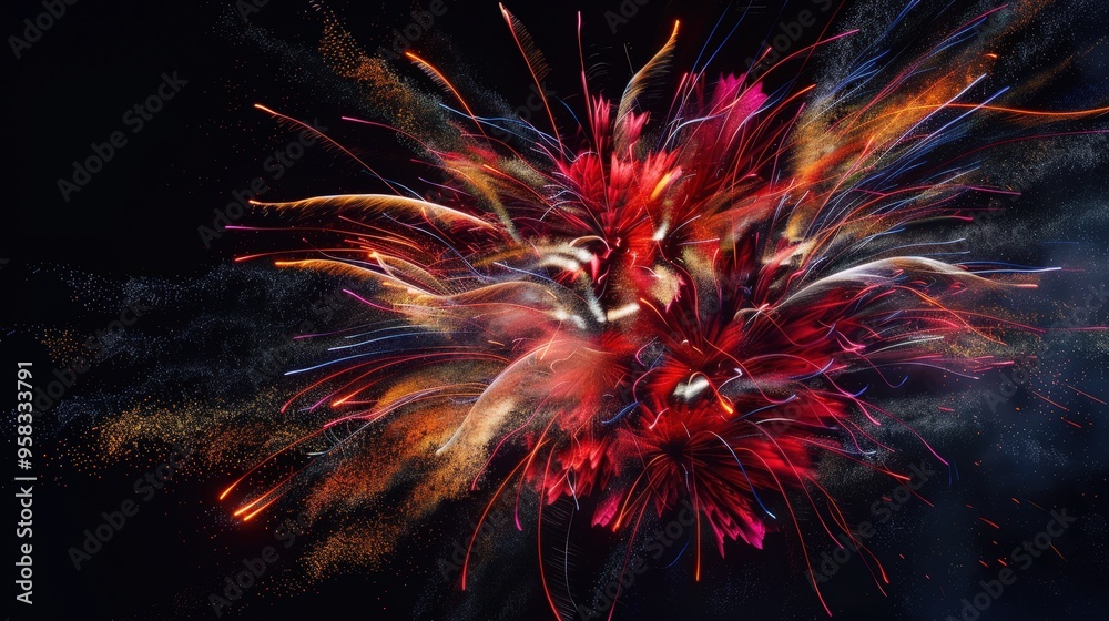 innovation in pyrotechnic technology that allows for new shapes, colors ...