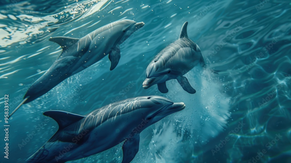 Marine animals like dolphins, whales, and sea turtles play vital roles ...