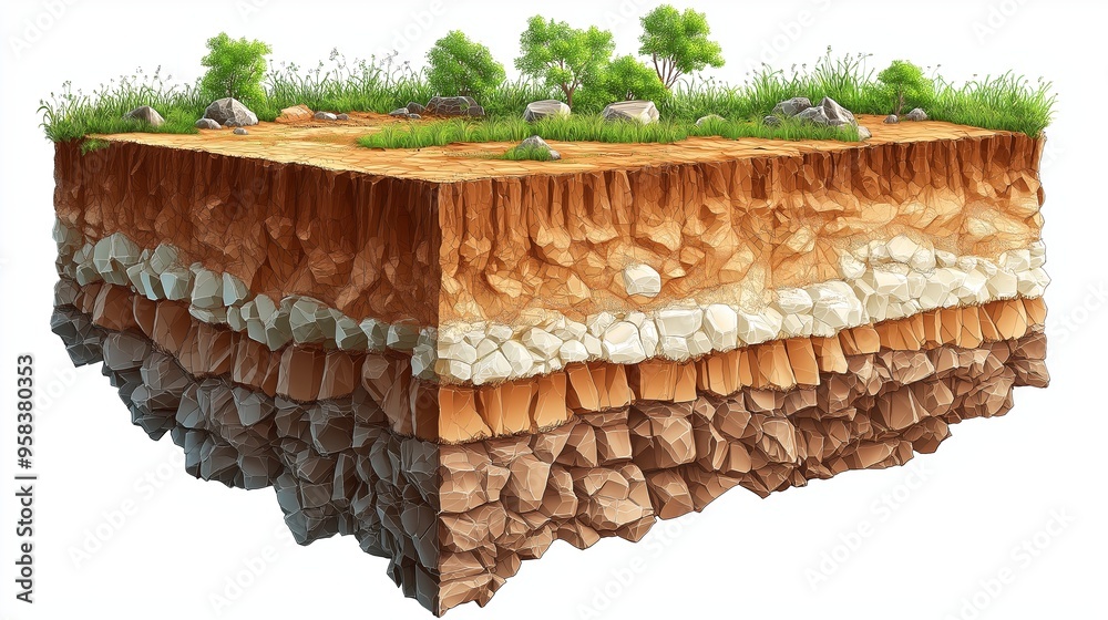 Educational diagram illustrating various diamond deposits and ...