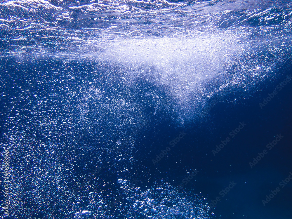 bubbles, bubbles undersea, undersea, green water, underwater, crystal ...