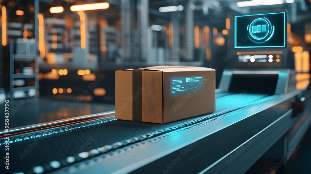 Automated Parcel Delivery System Operating in Warehouse Facility ...