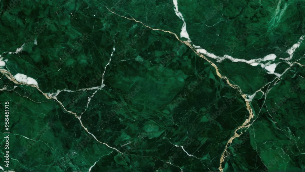 Luxurious green marble textures with golden veins, perfect for adding ...