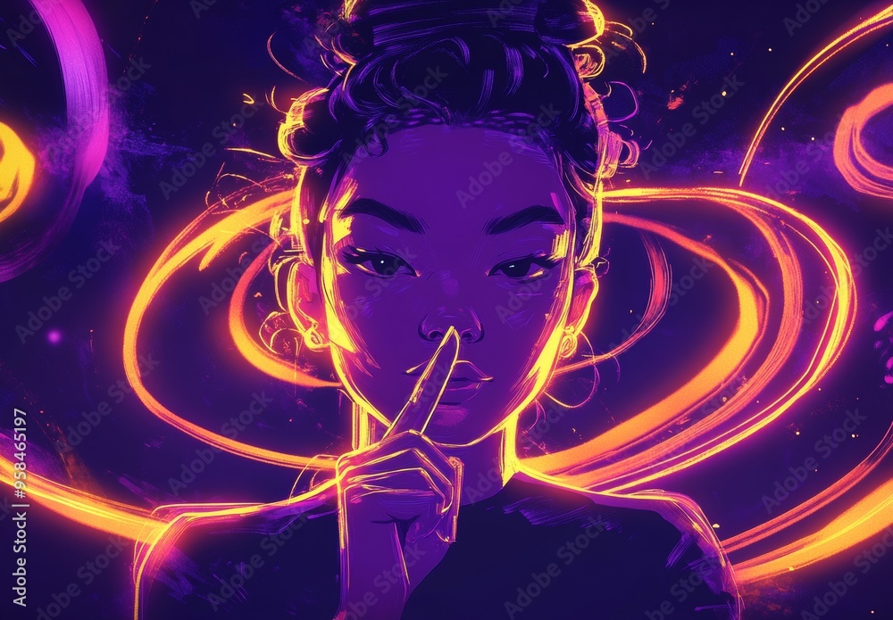 Women vapers with vaping devices. Women with vaping pen. Hipsters in ...