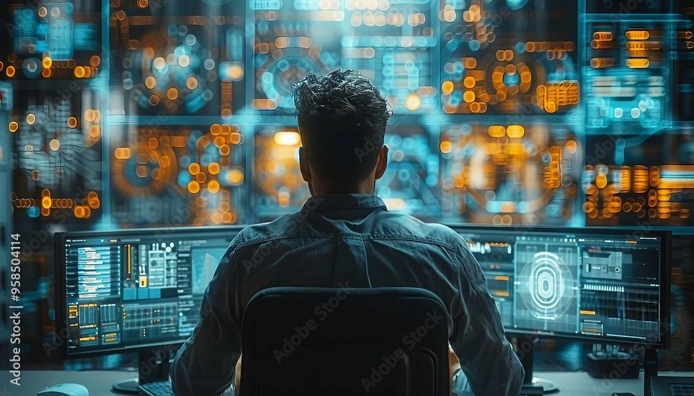 Ai Enhanced Workflow A Modern Office Environment Incorporating