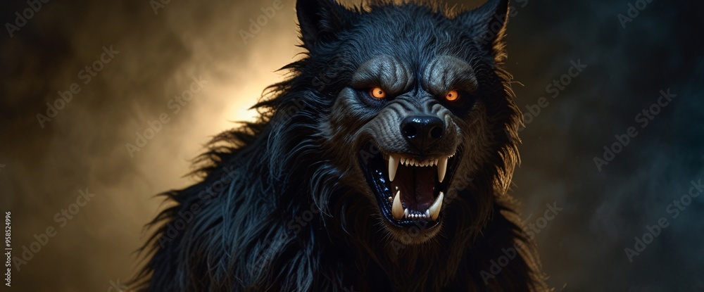 a bewitching werewolf with an enchanting sheen becomes the focal point ...