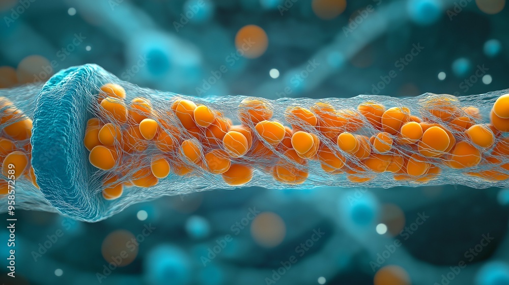 Cross-sectional illustration of a bronchus, showing its structure and ...