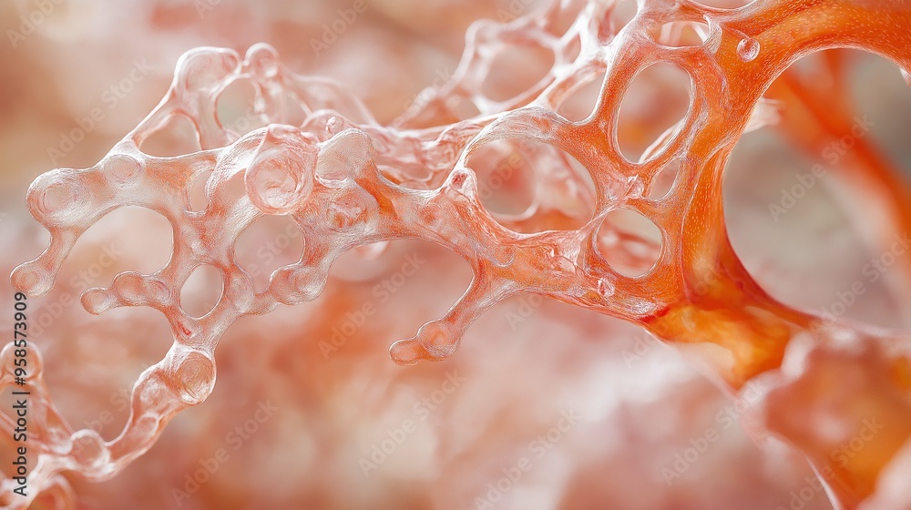 Cross-section of the trachea, showing cilia and mucus lining the air ...