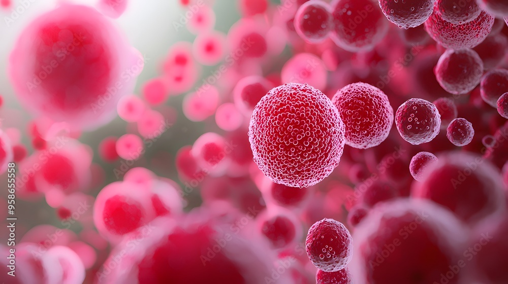 A highly detailed and realistic close-up of this bacteria ...