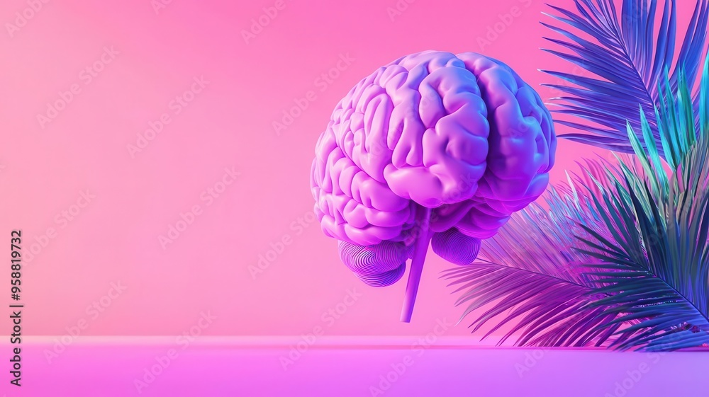 A virtual reality environment where users explore a 3D model of the ...