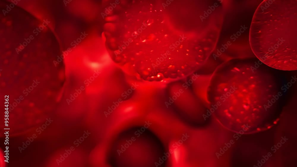 Red blood cells arterial blood stream medicine health biology anatomy ...