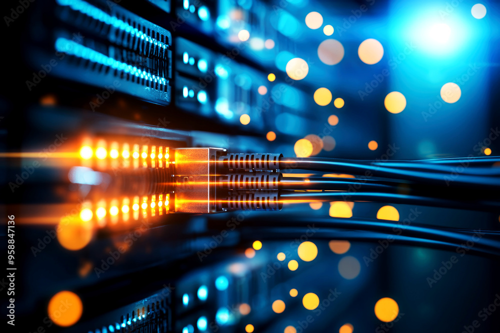 Fiber optic cables minimizing network latency for real-time ...