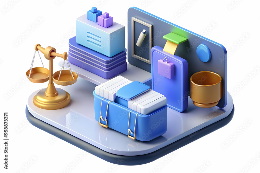 Modern AI Driven Legal Office Background - Transforming Legal ...