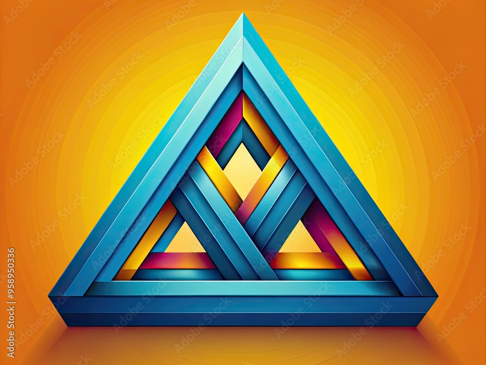 Mind-bending optical illusion of impossible shape, featuring ...