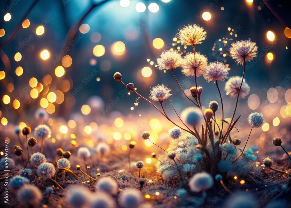 Soft, dreamy blur surrounds a shallow depth of field, capturing the ...