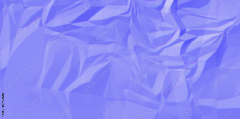 Abstract blue crumpled paper texture background. white fabric crushed ...