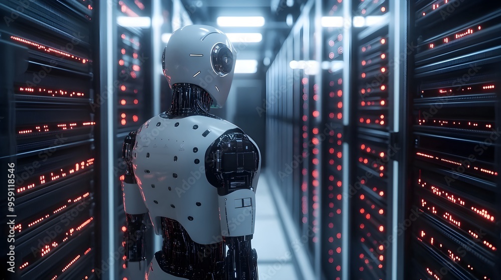 Behind-the-scenes of artificial intelligence robot, revealing AI ...