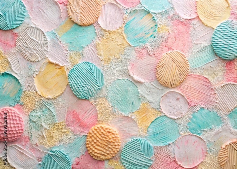 How textured art in pastel colors changes the perception of everyday ...