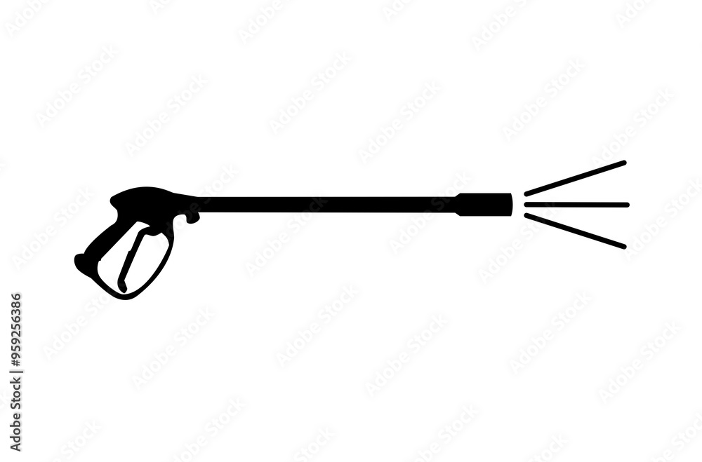 pressure washer gun icon,mobile car wash detailing,detailer,power wash ...