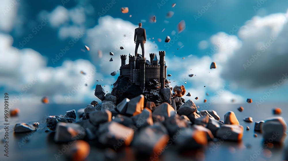 Crushing disappointment a towering castle begins to crumble piece by ...