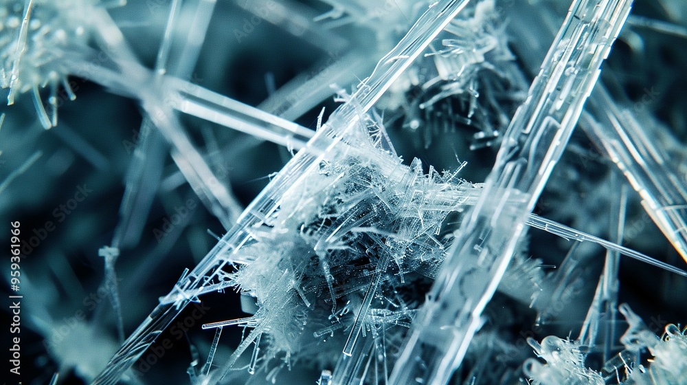 Asbestos Chrysotile Fibers Under Microscope: Detailed Structure and ...