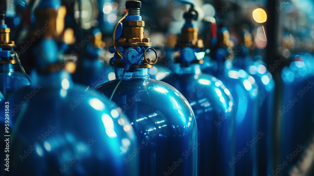 Liquefied Oxygen Production in a Factory: Oxygen Cylinder with ...