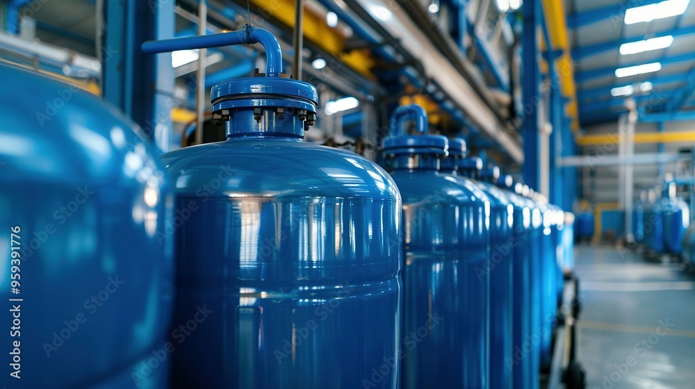 Factory Setting: Oxygen Cylinder with Compressed Gas – Blue Oxygen ...