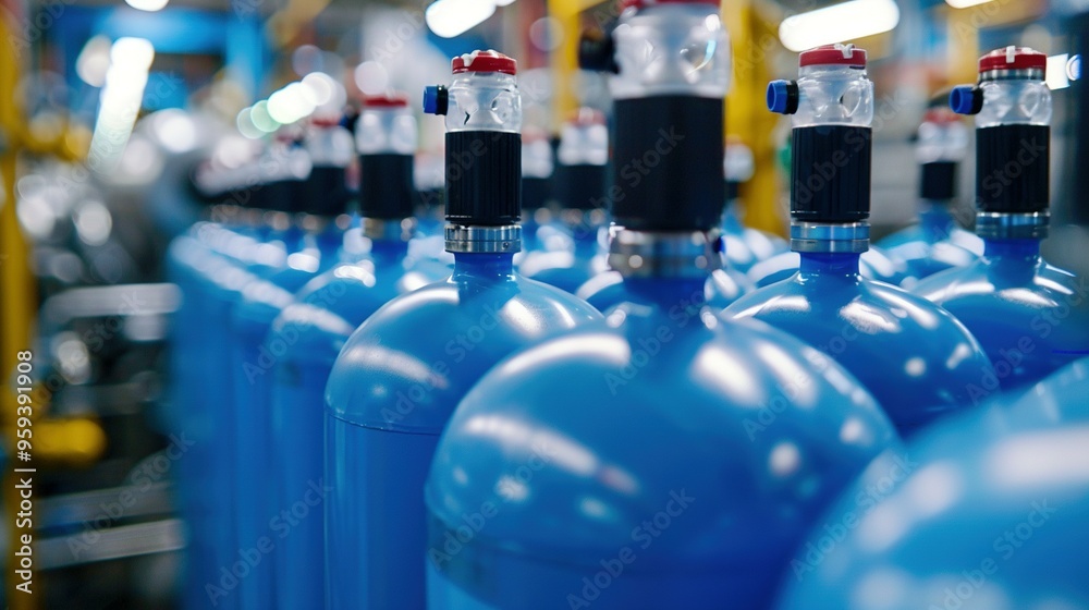 Factory Setting: Oxygen Cylinder with Compressed Gas – Blue Oxygen ...