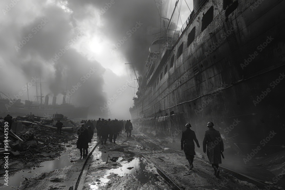 A heartfelt reflection of horror, a capturing the emotions of tragedy ...