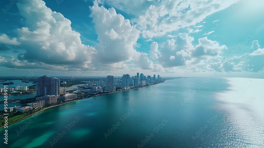 Aerial photos of major cities in the United States, high-angle city ...