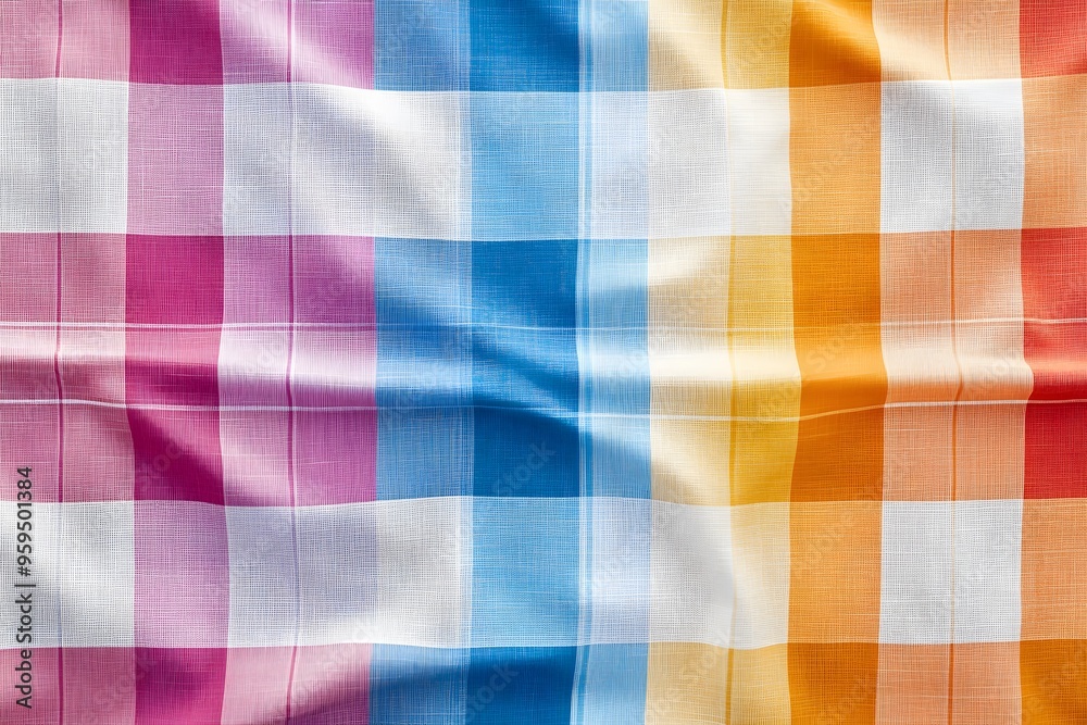 Bajan Madras Pattern A bright and colorful fabric pattern used in the ...