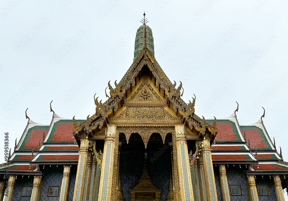Magnificent grand hall of Thailand The Grand Palace, a giant complex in ...