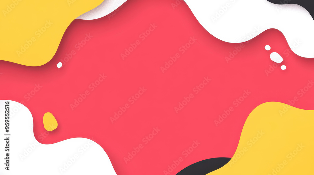 Vibrant abstract red and yellow design perfect for posters and banners ...