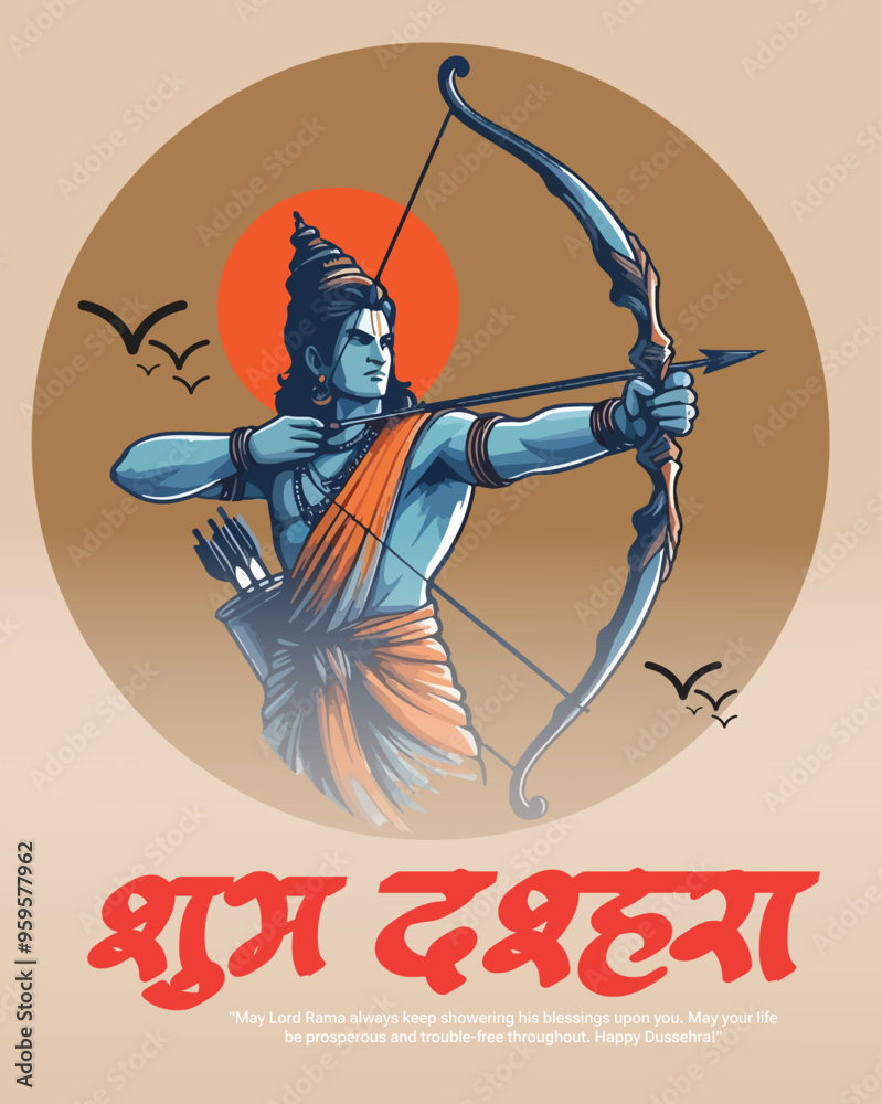 Happy Dussehra and Subh Vijayadashami with ravan dahan social media ...