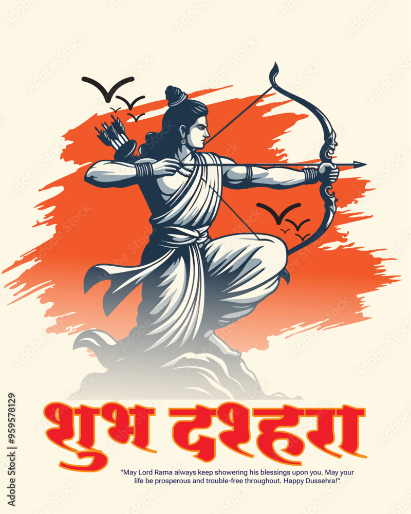 Happy Dussehra and Subh Vijayadashami with ravan dahan social media ...