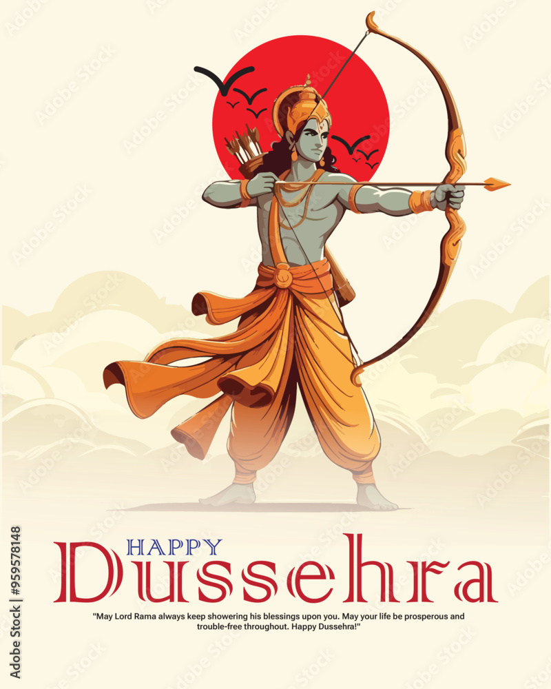 Happy Dussehra and Subh Vijayadashami with ravan dahan social media ...