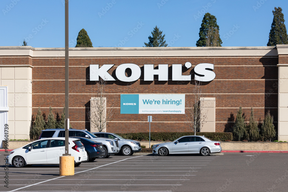 Beaverton, OR, USA - March 17, 2024 - Kohl's building and it's huge ...