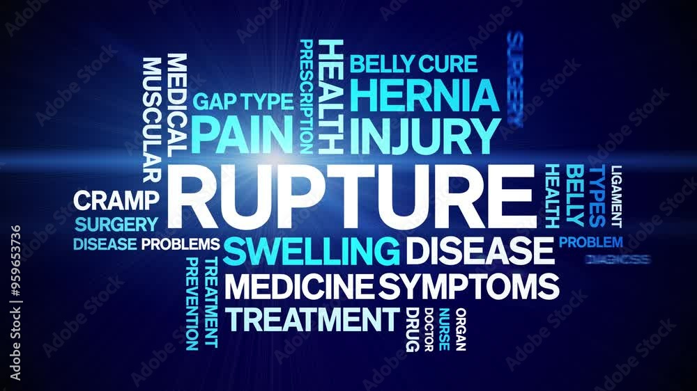 Rupture animated word cloud;text design animation tag kinetic ...