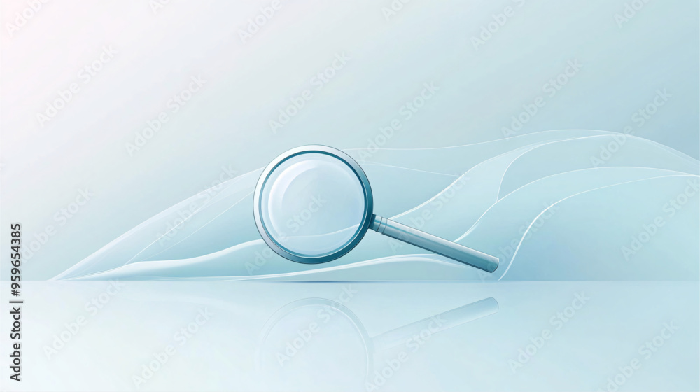 Minimalistic vector loading screen of browser window with central ...