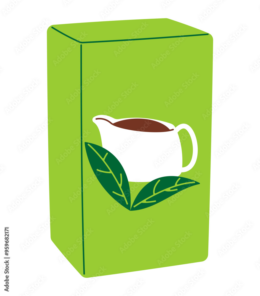 Packaged Tea Icon Perfect for designs with groceries themes, such as ...
