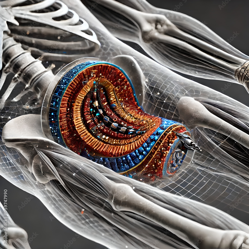 Image of the abdominal muscles during a plank exercise, showing the ...
