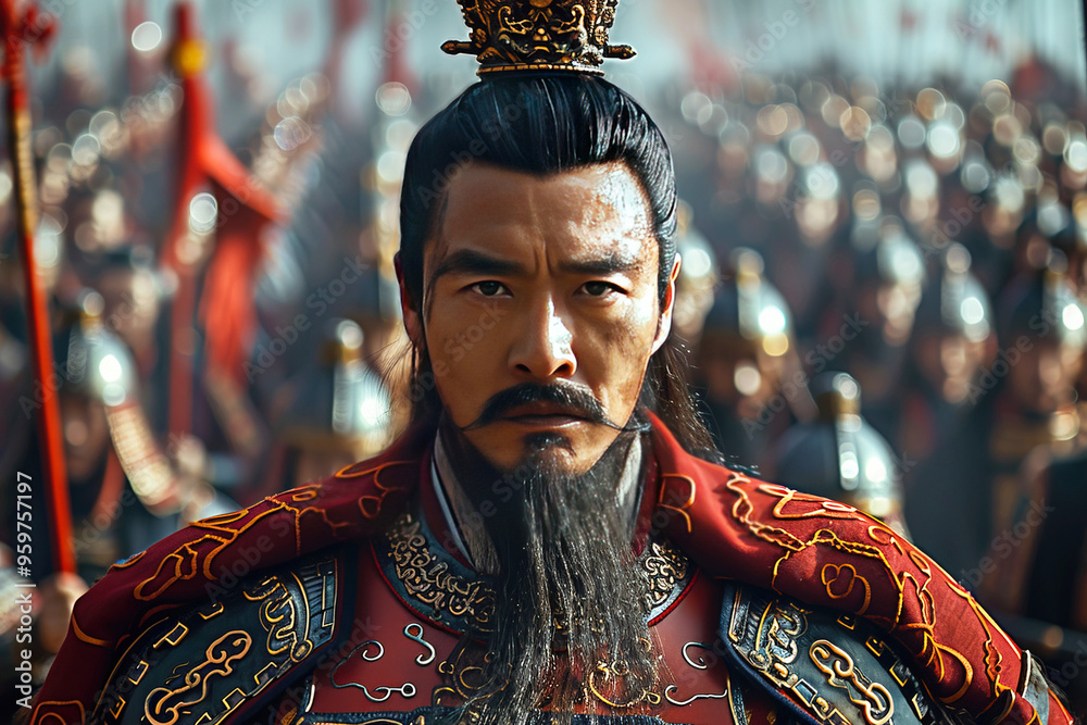 Poster Qin Shi Huang Chinese emperor, ruler of the Qin dynasty ...