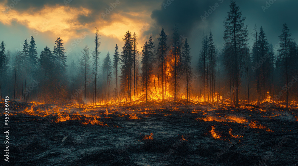 Human activities climate change, capturing the impact of deforestation ...