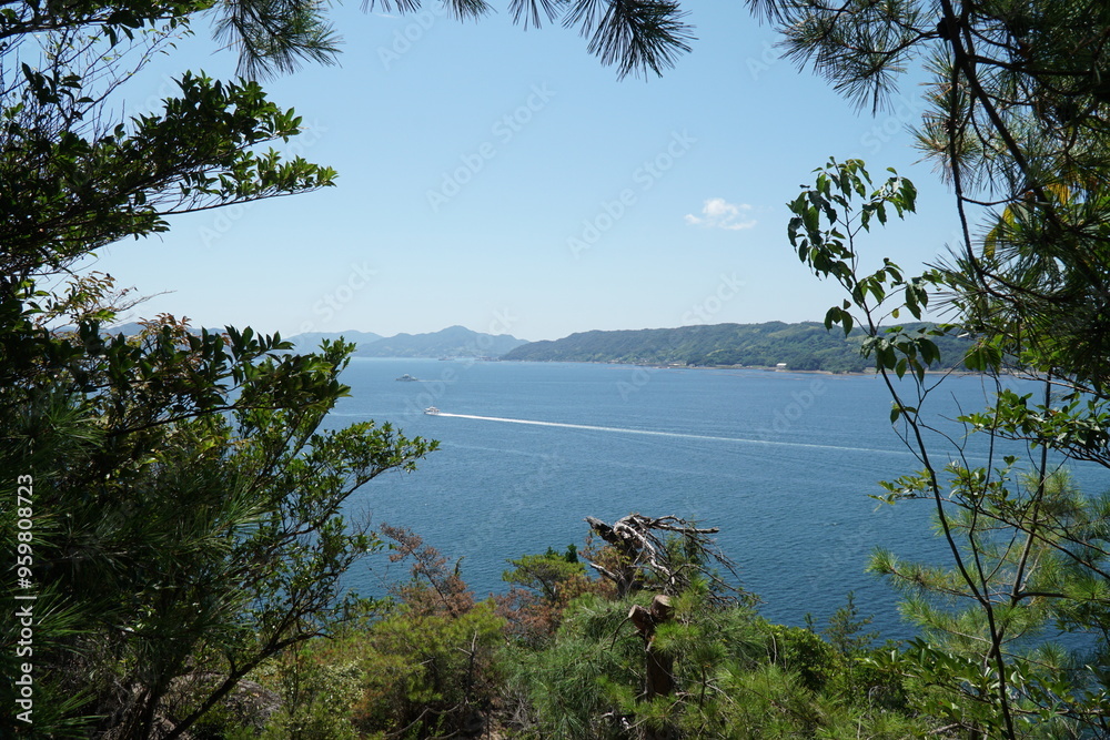 Gorgeous View of Karuga Seaside in Kure City, Hiroshima Prefecture ...