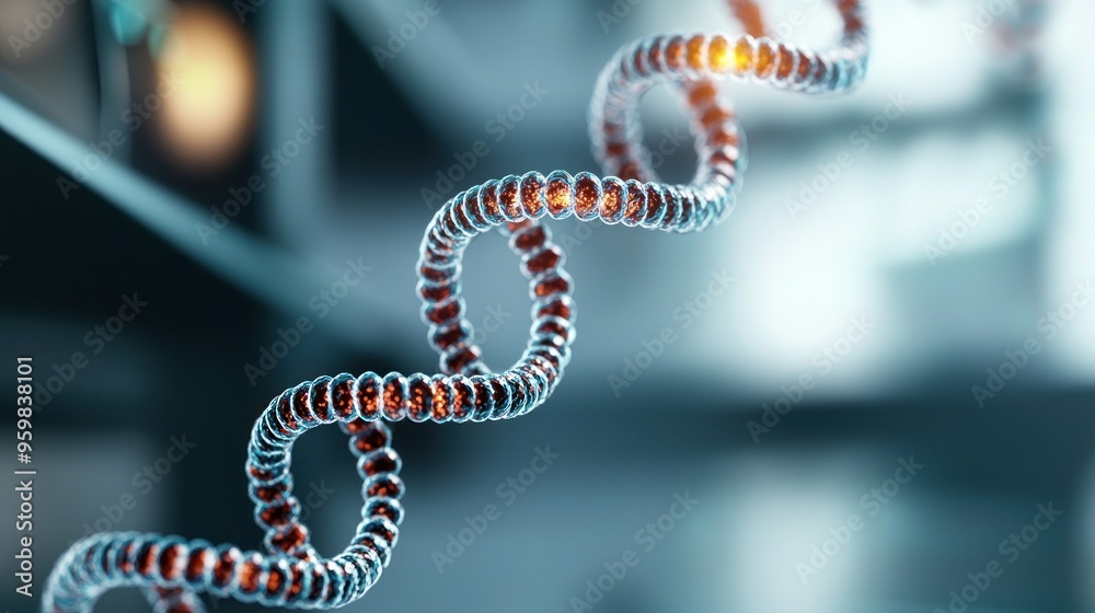 High-resolution holograms of DNA sequences floating above lab desks in ...