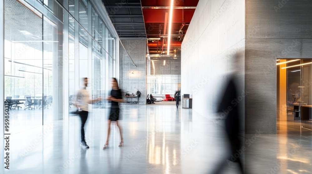 Group of Business people walking in the office corridor,People in ...