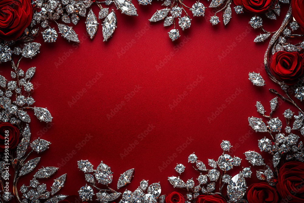Diamond Border.Diamond Shape Border, A luxurious diamond border forming ...
