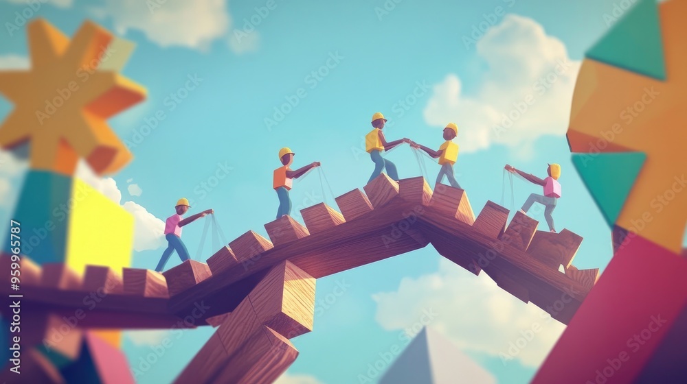 Building a Bridge Together: Teamwork and Collaboration, Creative ...