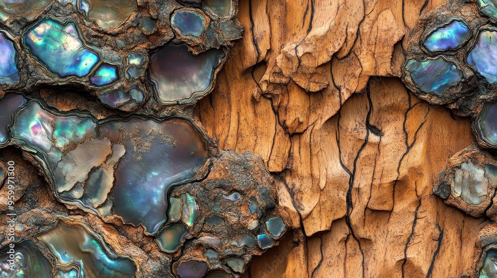 High resolution texture mapping showcases the exquisite combination of ...