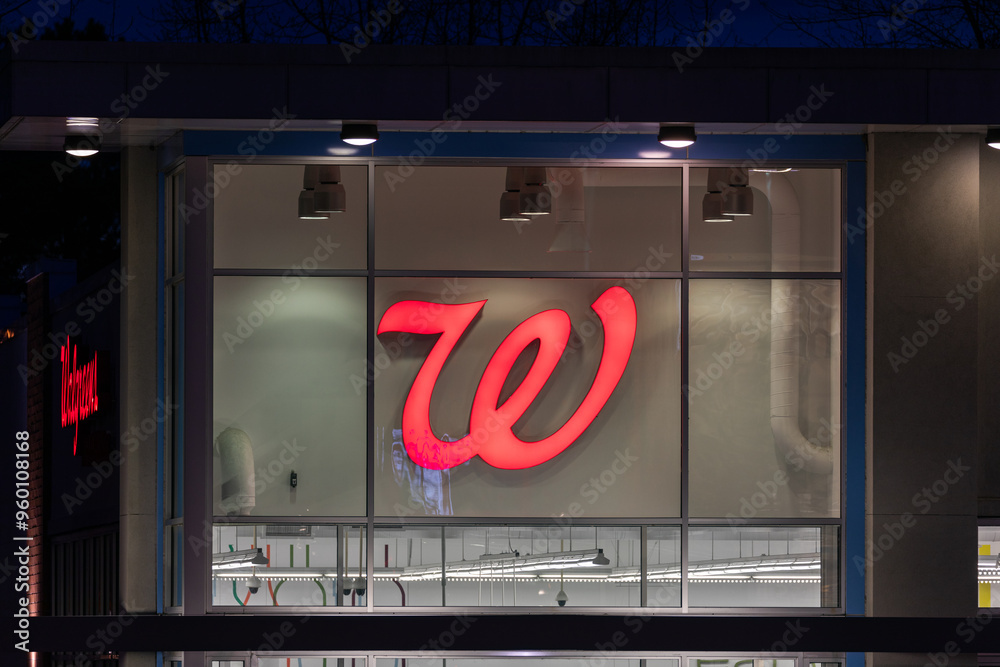 Beaverton, OR, USA - April 2, 2024 - American famous Walgreens Pharmacy ...