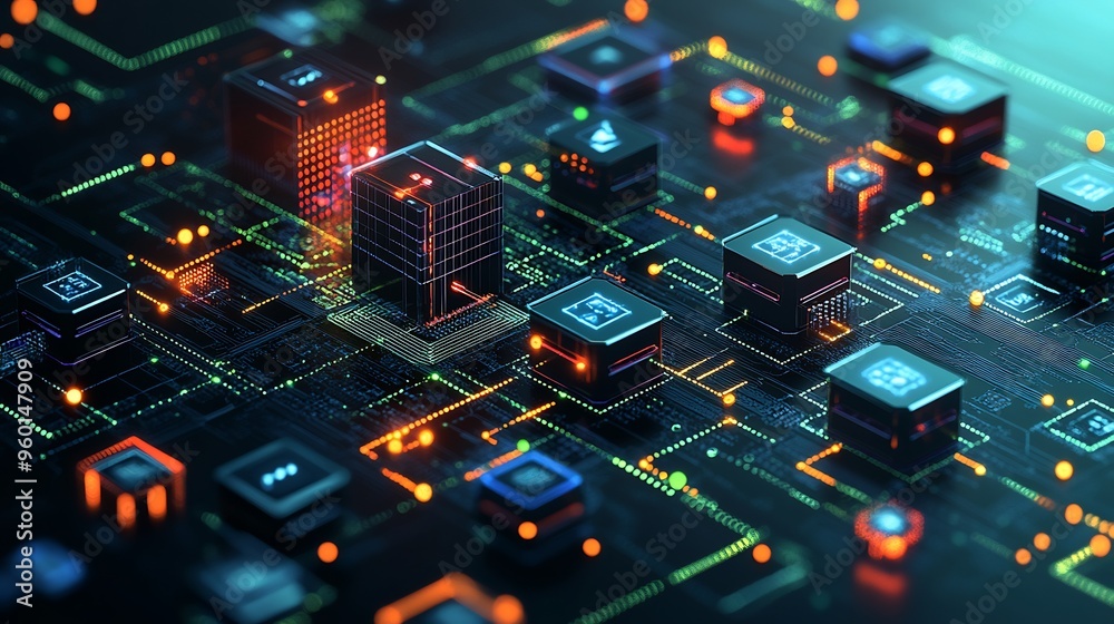 Diagram explaining how blockchain technology works including blocks ...